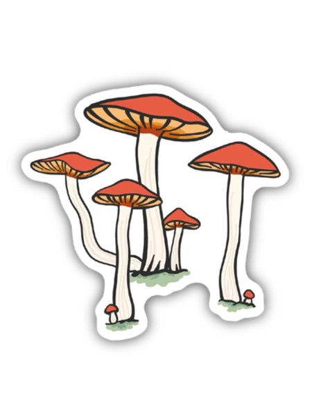 Mushroom Cluster Sticker – Watson's Greenhouse